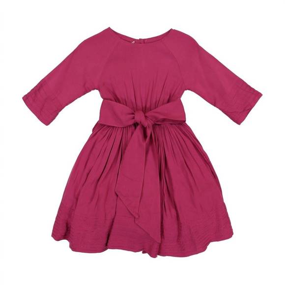 TEELA | Dresses | New Teela Girls Leah Fit And Flair Dress In Pink ...